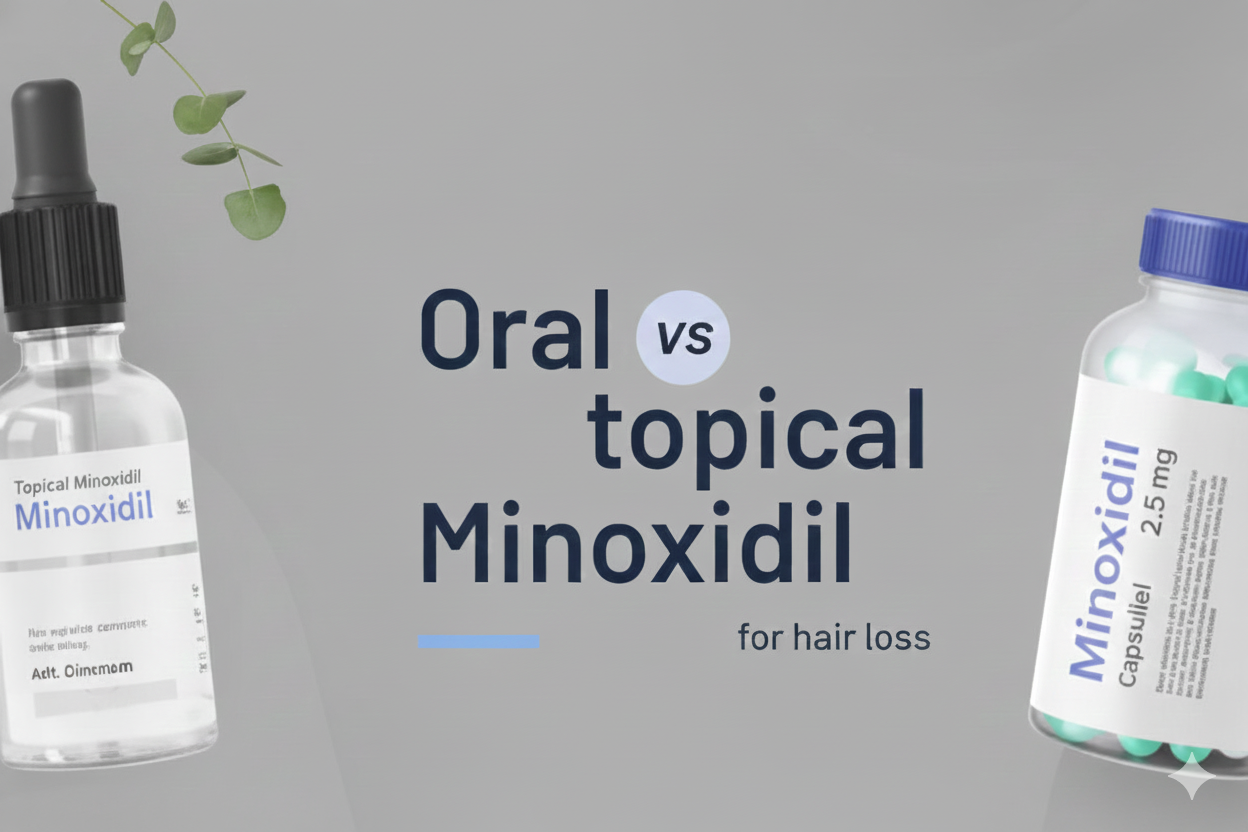 ¿Es Mejor El Minoxidil Oral Que El Tópico? Minoxidil Oral Frente A Tópico